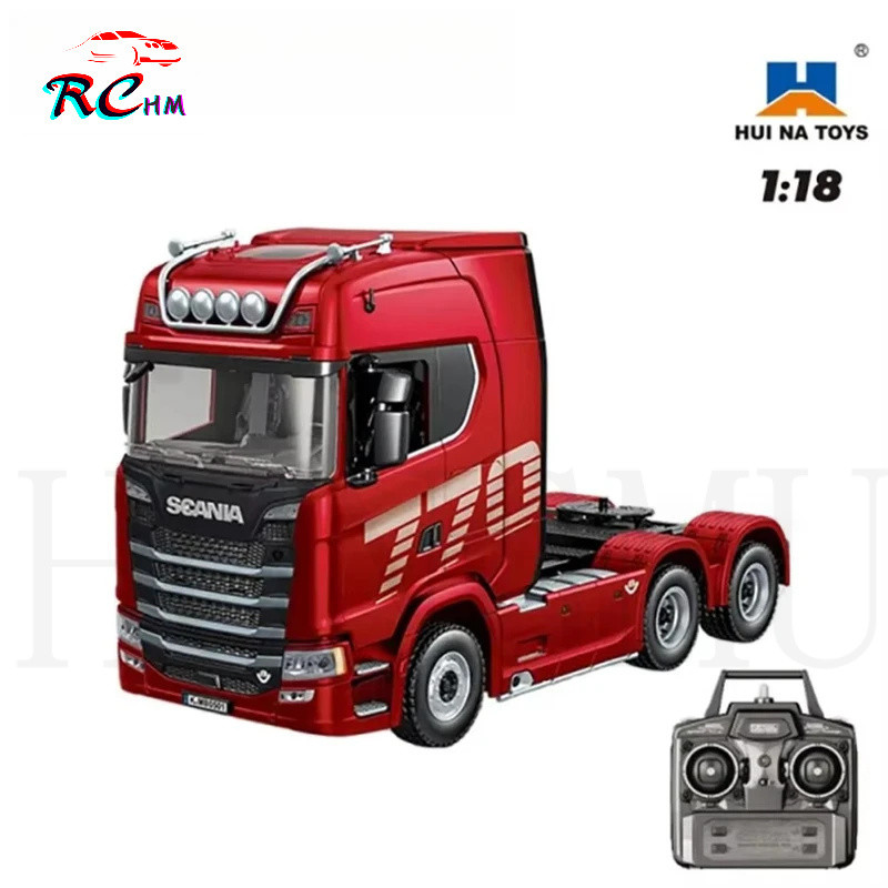 HUINA 1501 1502 1509 509D 770S Scania Alloy Tractor 19CH RC Truck 1/18 ...