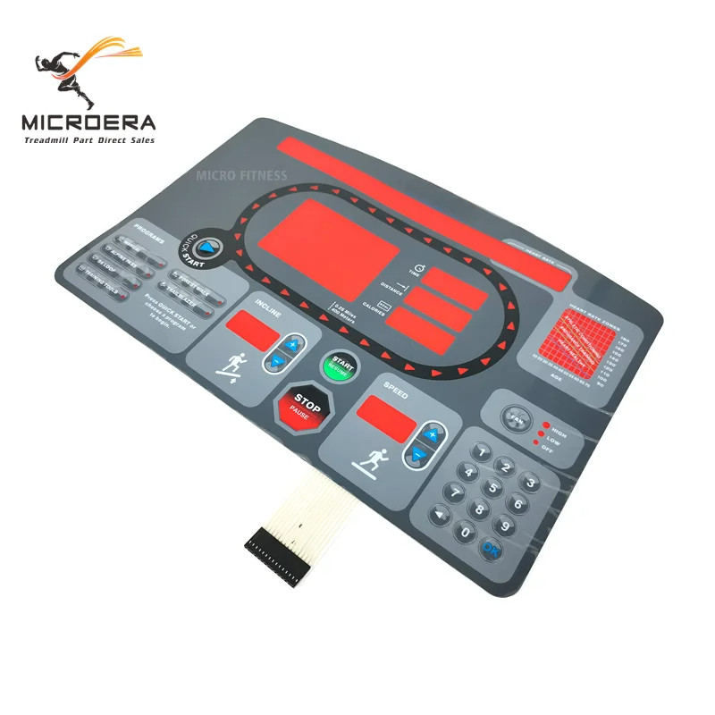 STAR TRAC 7532 7632 7600 Treadmill Button Keypanel Control Panel Switch ...