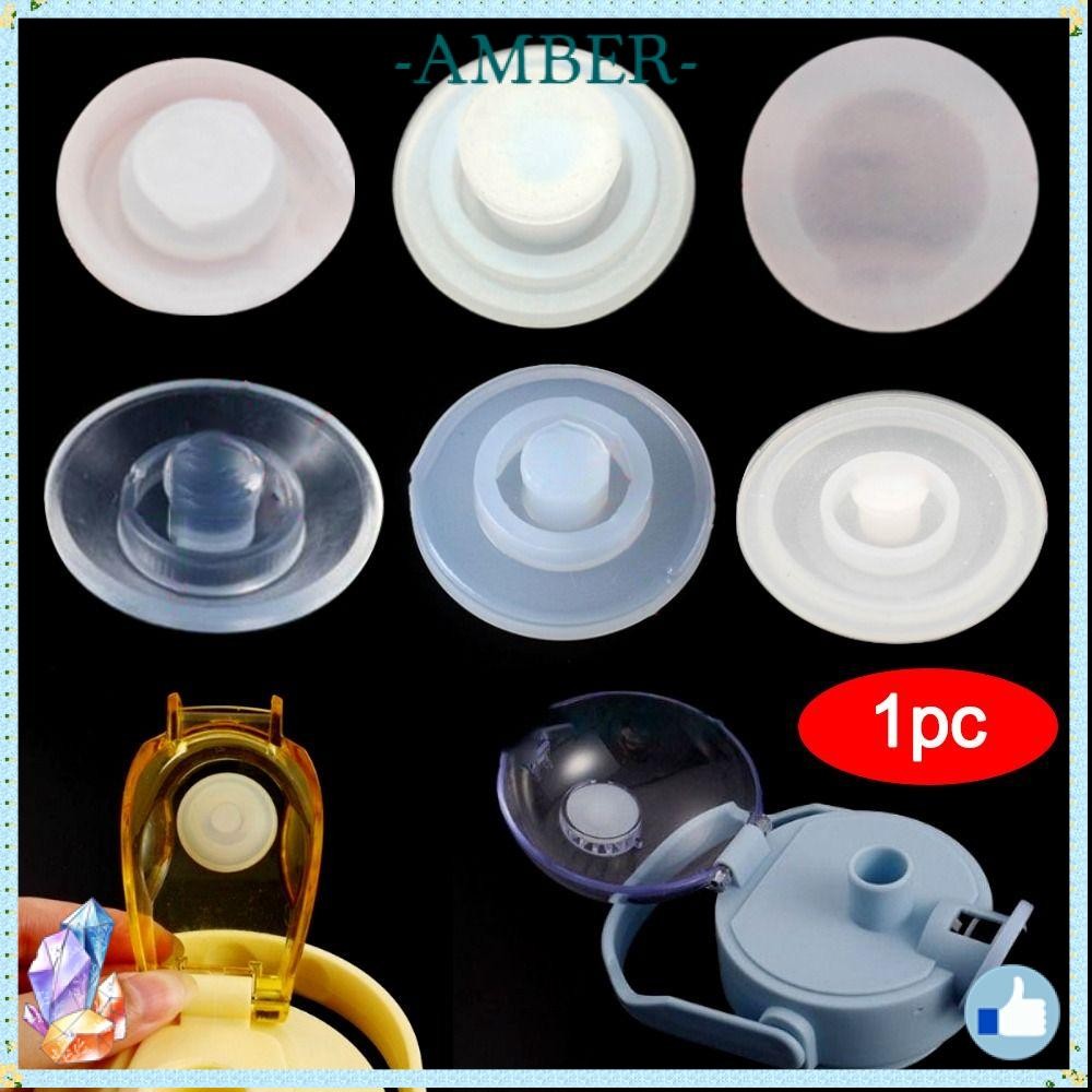AMBER Bottle Lid Plug, Silicone Replacement Shock-absorbing Seal Plug ...