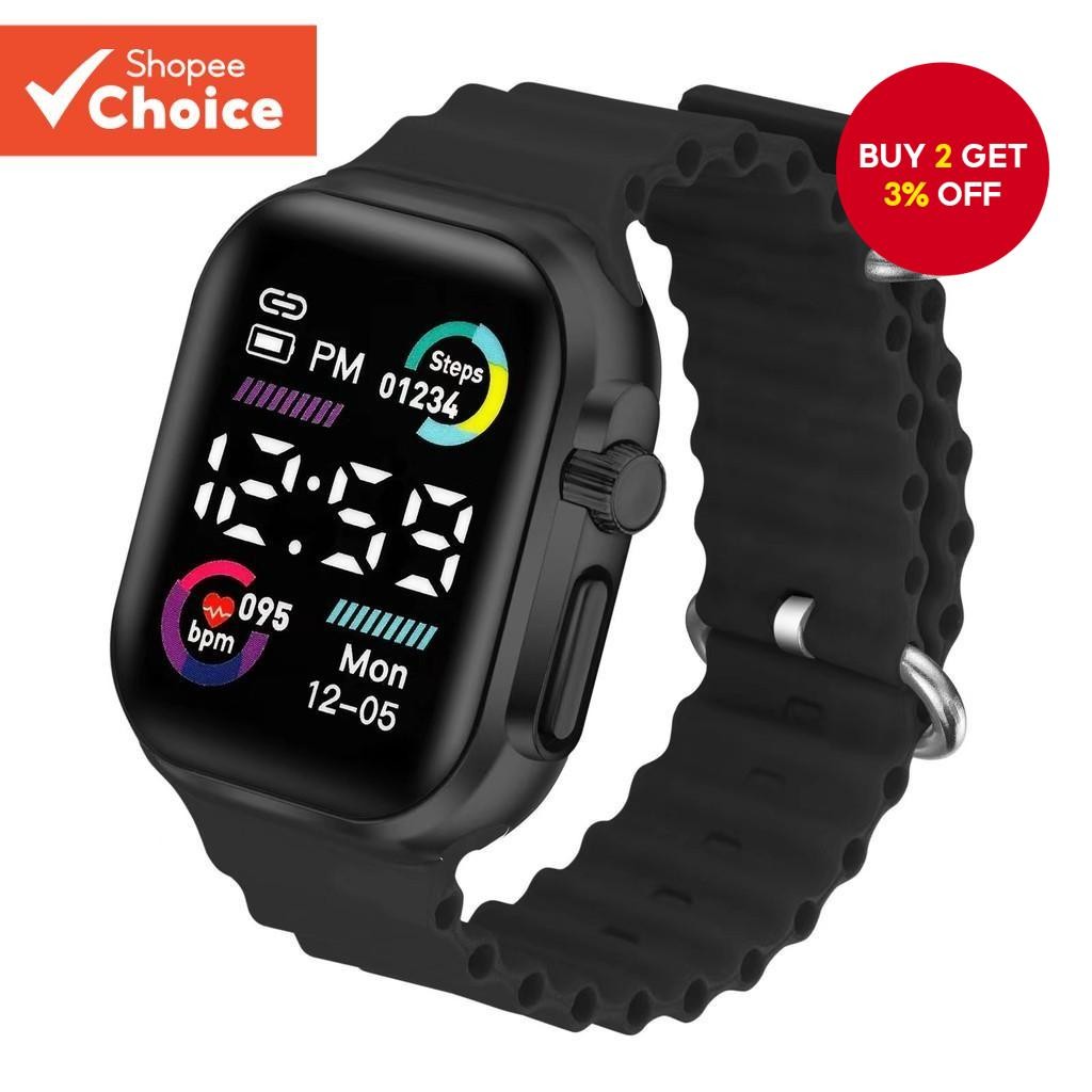 Trendy LED Electronic Watch for Students | Unisex Stylish Accessory for ...