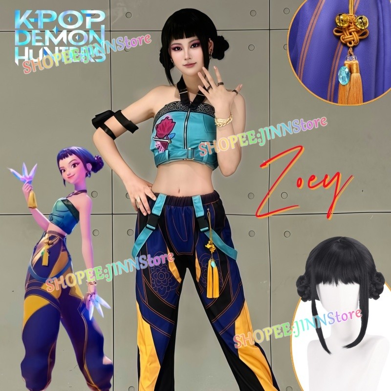 JINN Demon Hunters Cosplay Costume - Rumi Zoe Mira Outfit for K-Pop ...