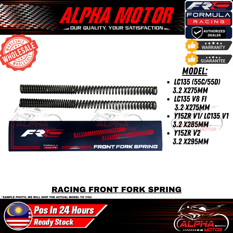 FRC FORMULA RACING FRONT FORK SPRING LC135 5YP 55C 55D V8 FI Y15ZR V1 ...