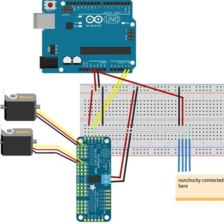 Set Penuh Aksesori SG90 Servo PWM Servo Papan Pemacu Papan Litar PCB ...