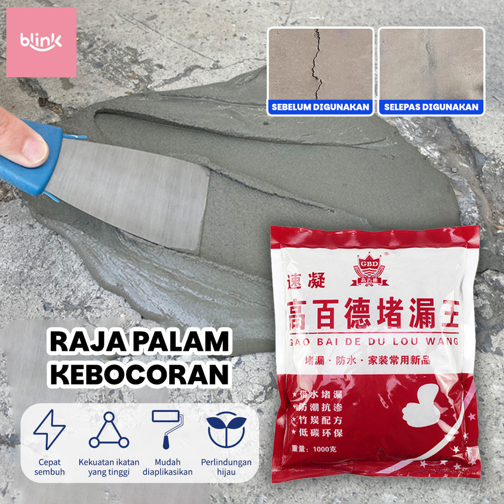 3 Minute WaterProof Quick Dry Cement Untuk Lantai/Dinding/Atap/Tiles ...
