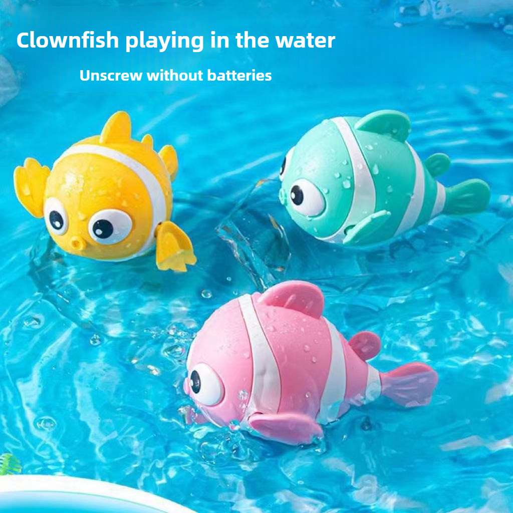 Clownfish Bath Toys for Kids, Baby Summer Water Play Toys for Bathroom ...
