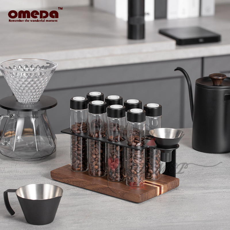 Walnut Sealed Coffee Bean Can Sealed Can One-Way Exhaust Valve Smell ...