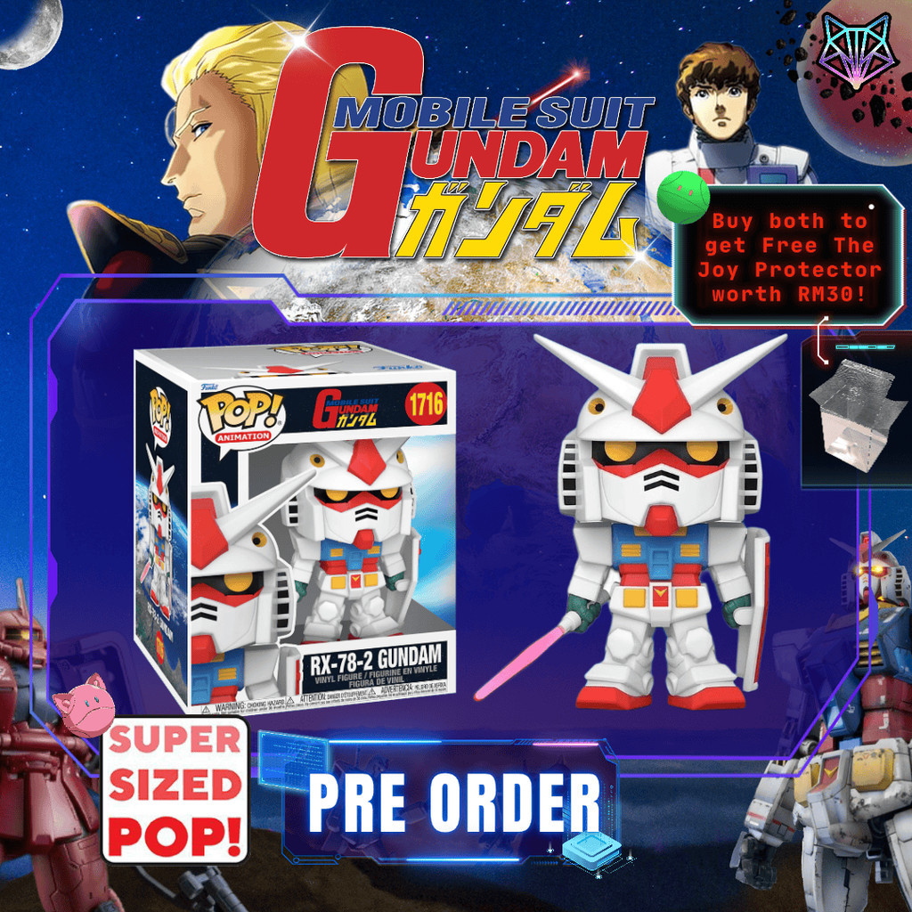 🦊[ Ready Stock ]🦊 Funko POP ! Anime Gundam RX - 78 - 2 Gundam 6 Inch ...