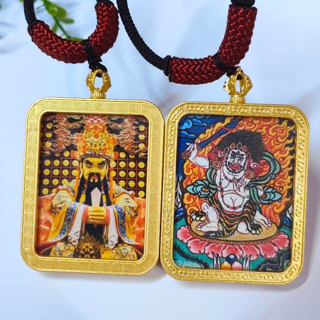 Double-sided Hand-Painted Wutai Mountain Dragon Wuye Manjusri Eight ...