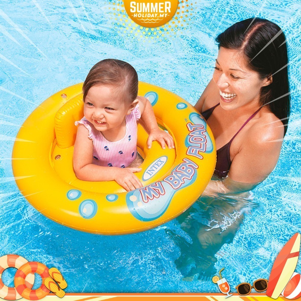 Intex IT 59574 My Baby Float 67cm(26.5in) Inflatable Swimming Float 1-2 ...