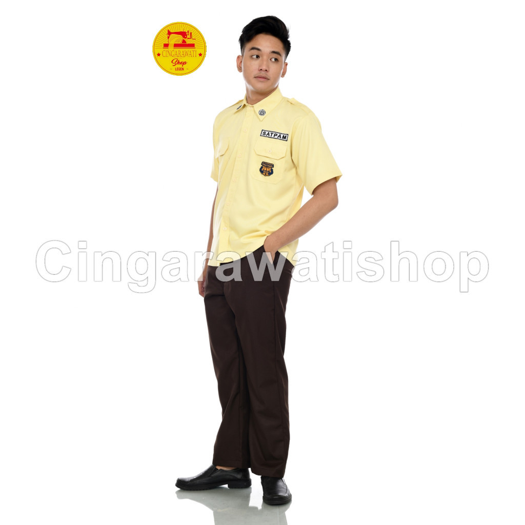 Pdh Security Guard Uniform Cream Security Suit Daily Service Wear Brown ...