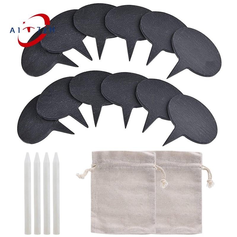 Cheese Markers for Charcuterie Board, Set Of 18PCS Slate Cheese Labels ...