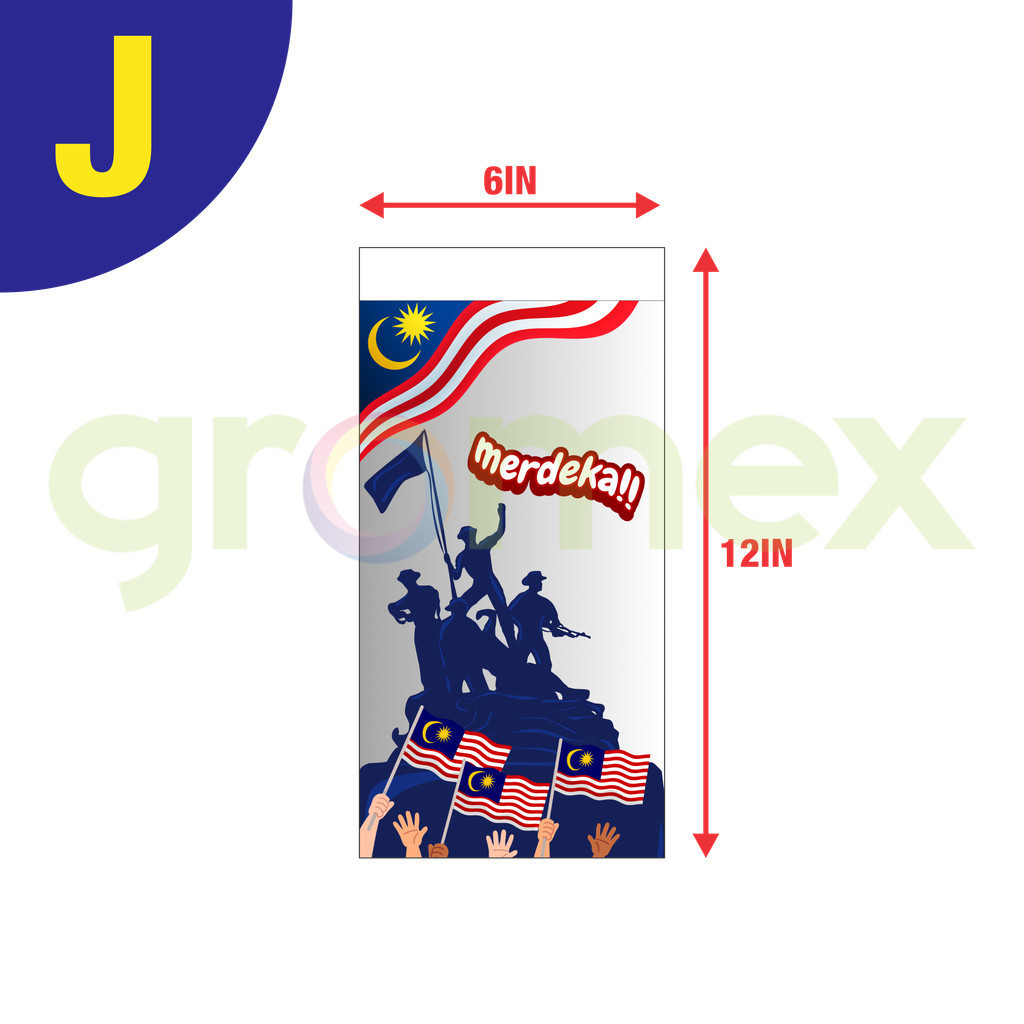 10pcs Hiasan Hari Merdeka sekolah pejabat bendera Malaysia deko merdeka ...