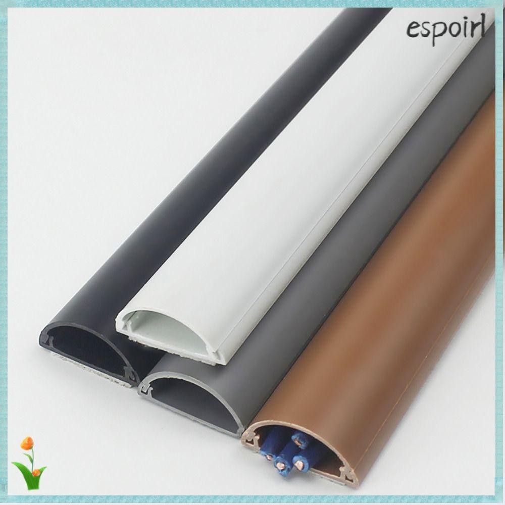 ESPOIR Floor Cord Cover, Anti-extrusion Self-Adhesive Cord Protector ...