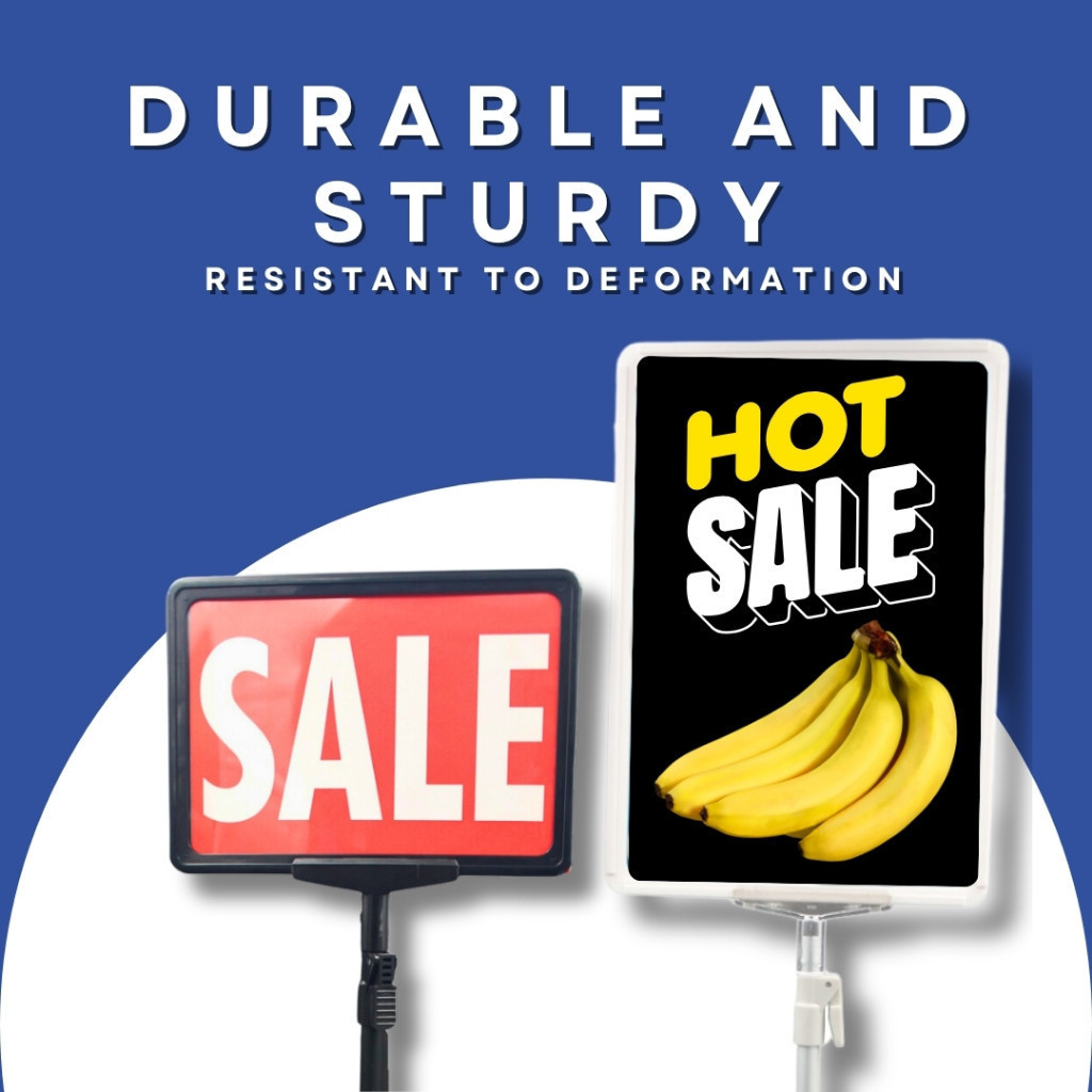 Metal Stand + Frame Promotion Tools A4 Pop Clip Barangan Promosi Photo ...