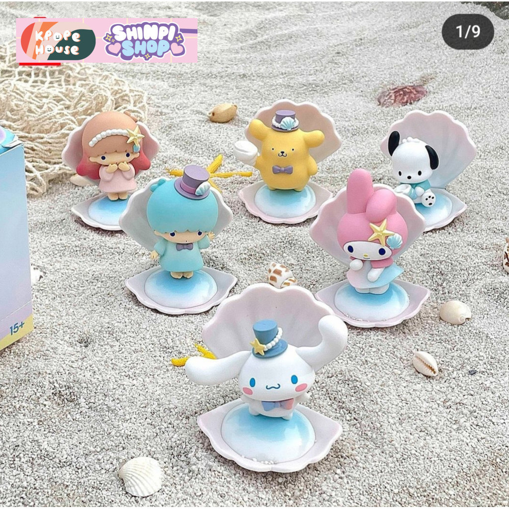 Miniso X SANRIO OCEAN HOLIDAY BLIND BOX SERIES DISPLAY FUNNY FIGURE ...