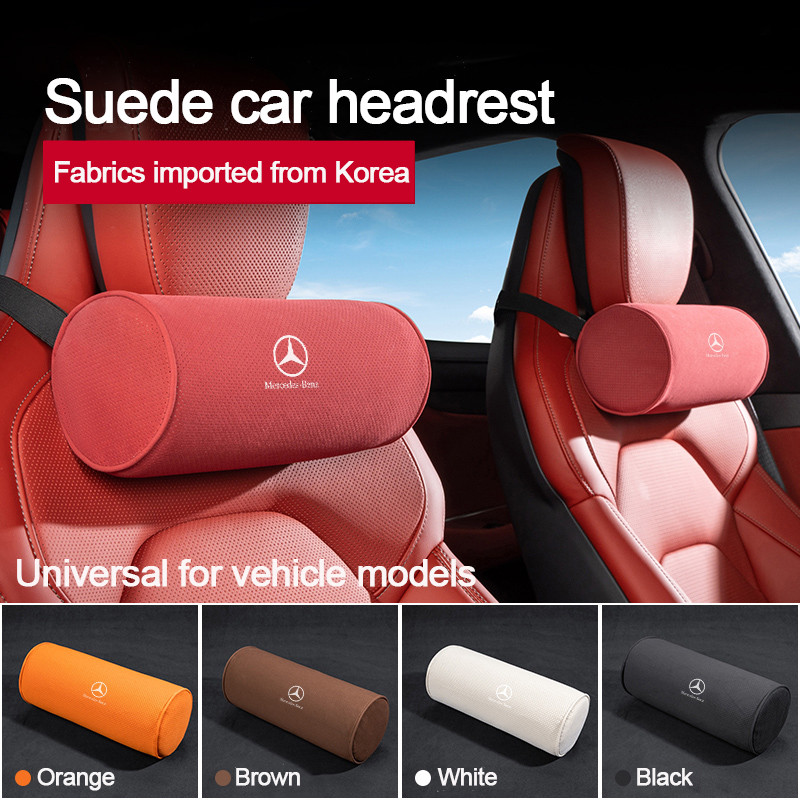 Mercedes-Benz car suede headrest CLA W205 W212 W213 W246 W176 W205 GLB ...