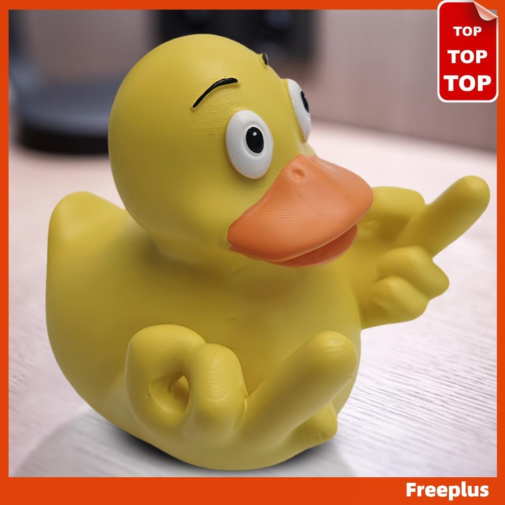 Resin Cute Ducks Toy Middle Finger Cute Duck Figurine Funny Small Duck ...