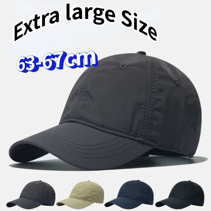 Extra Large Size 67cm Baseball Cap Men Summer Breathable Visor Female ...
