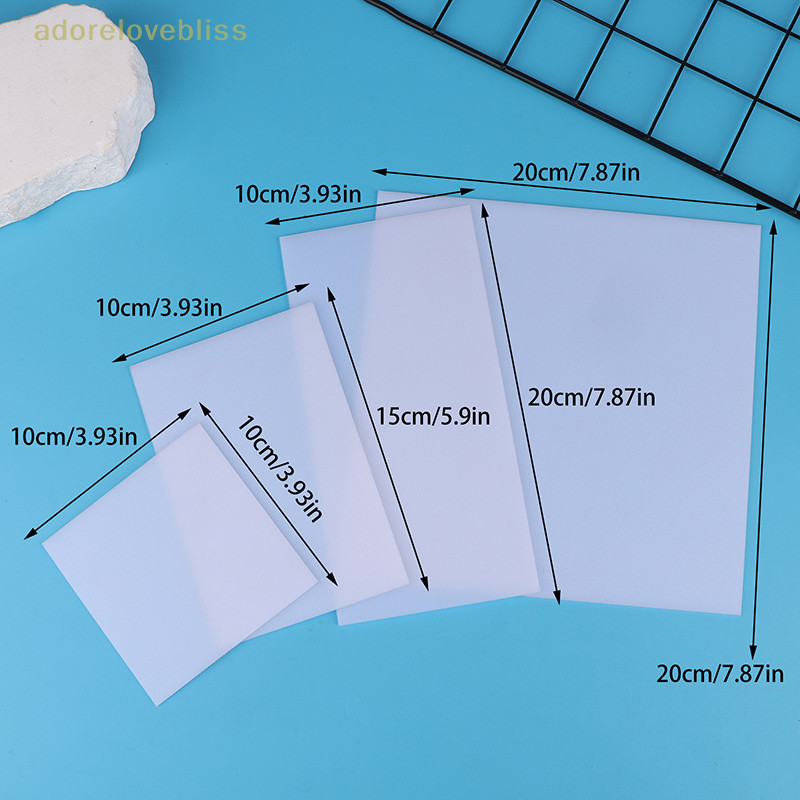 ADD 1PCS Acrylic Diffuser Sheet Thickness Plastic Led Light Milky ...