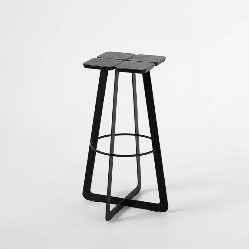 Sili Style Bar Stool Modern Minimalist Metal High Stool Designer Solid ...