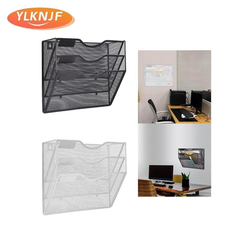 [Shipping From Selangor] Wall Mounted Mesh File Holder Display Rack 3 ...