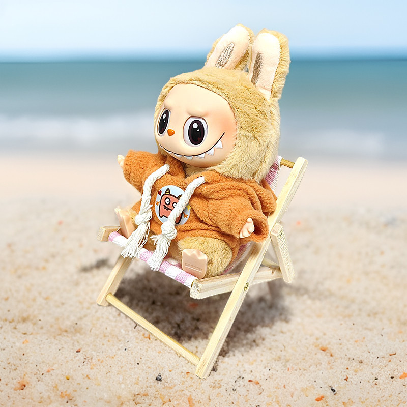 Lovely beach chairs，for labubu v2/upsetdcuk | Shopee Malaysia