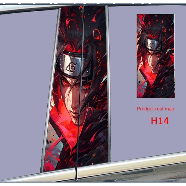 Naruto Custom Bumper Stickers Car Center Column Personality Creative AB ...