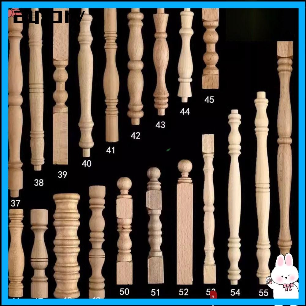 AURORY Solid Wood Carved, European Style 10 Styles Column Furniture ...