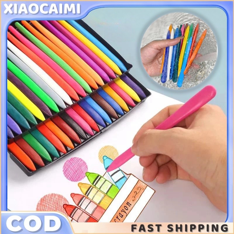 【MI·Ready】Children's Waterproof Viral Crayon Set | Anti-break content ...