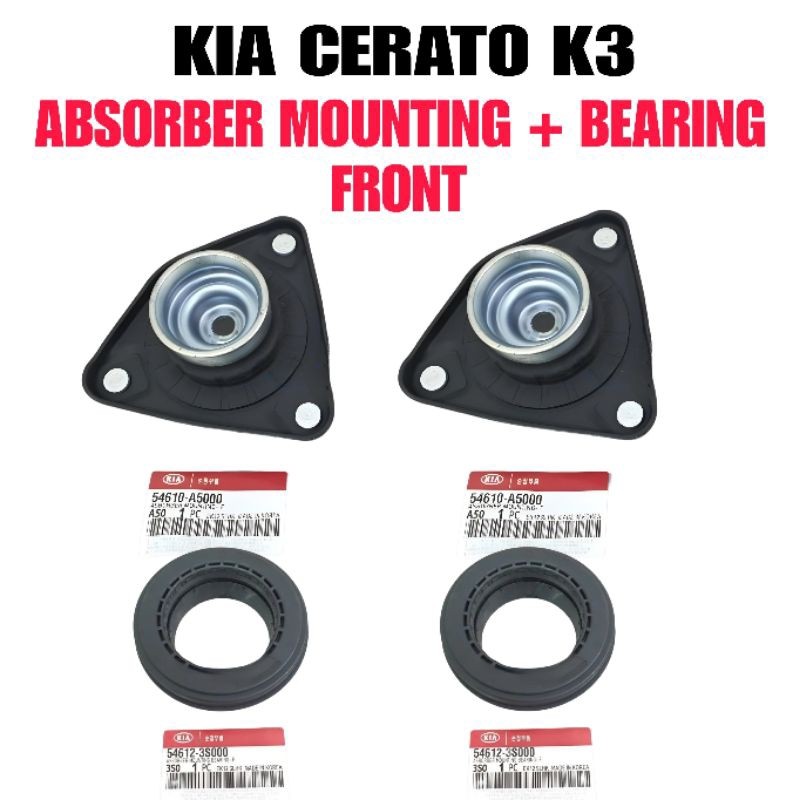 KIA CERATO K3 2013-2017 FRONT ABSORBER MOUNTING & STRUT MOUNTING ...