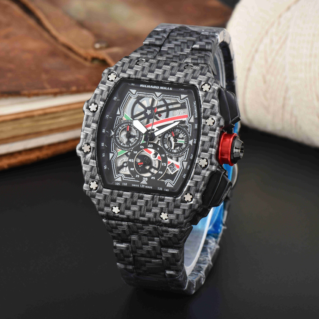 Richard Miller Fashion Barrel-Shaped Wristwatch Industrial Style Trendy ...