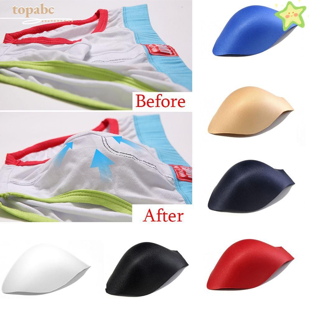 TOPABC 6 Colors Bulge Pad Portable Men Jockstraps Swimwear Enhancer Cup ...