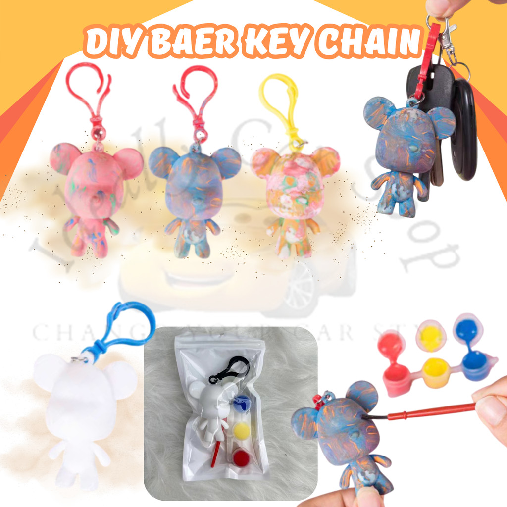 Bearbrick DIY Acrylic Coloring Creative Learning Kids Painting Bear ...