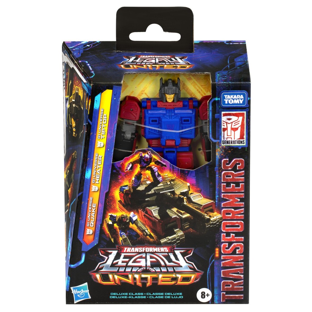Transformers Legacy United Deluxe Class G1 Universe Quake / Tiptop ...