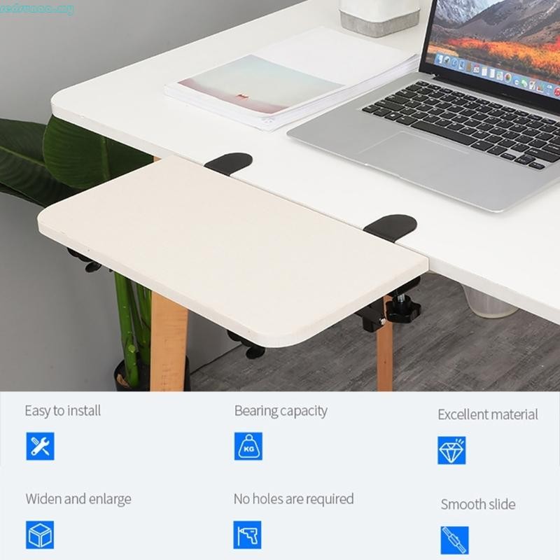 redsunaa Folding Shelf Brackets Table Top Extension Clip Clamp On ...