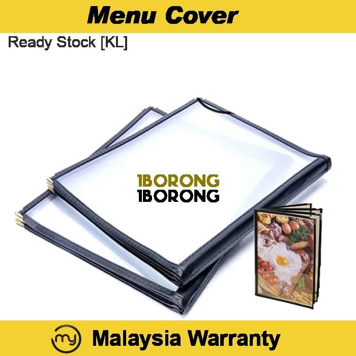 A4 Restaurant Transparent Menu Cover Sleeve Pocket Sheet | Shopee Malaysia