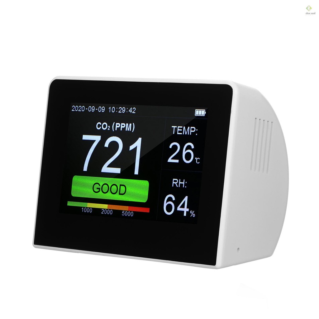 Desktop CO2/RH/Temp. 3-in-1 Multifunctional Air Quality Detector ...
