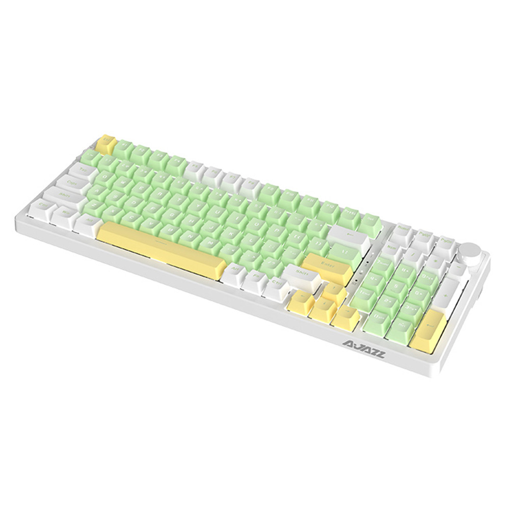 99 Keys Wireless Keyboard Bluetooth-compatible 5.0 USB Ajazz AK992 for ...