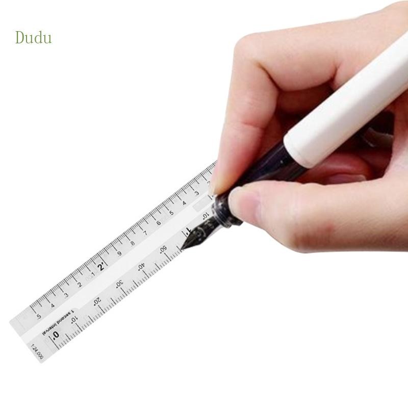 Dudu Clear Topographical Map Scale Protractors MP-1 Coordinate Scale ...