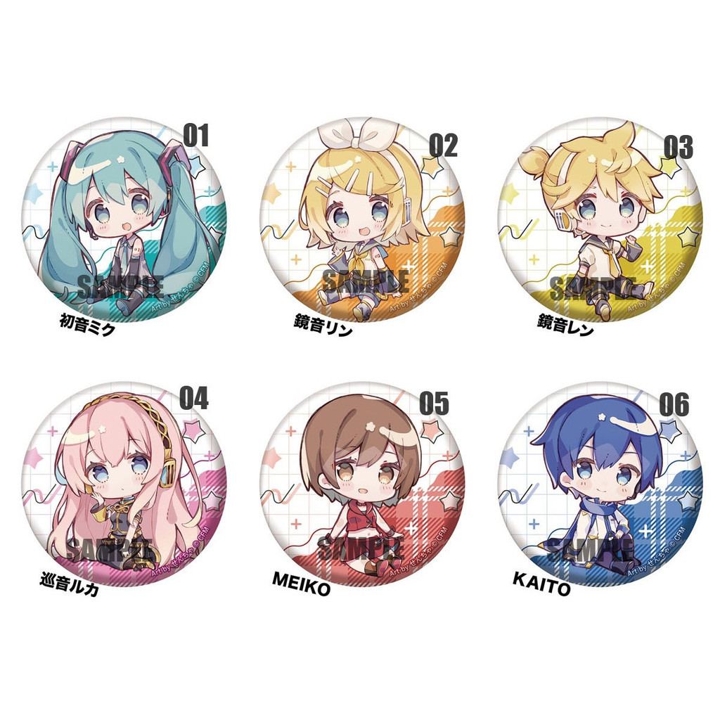 Project:sekai VOCALOID Luka Miku Kaito Meiko Len Rin badge backpack ...