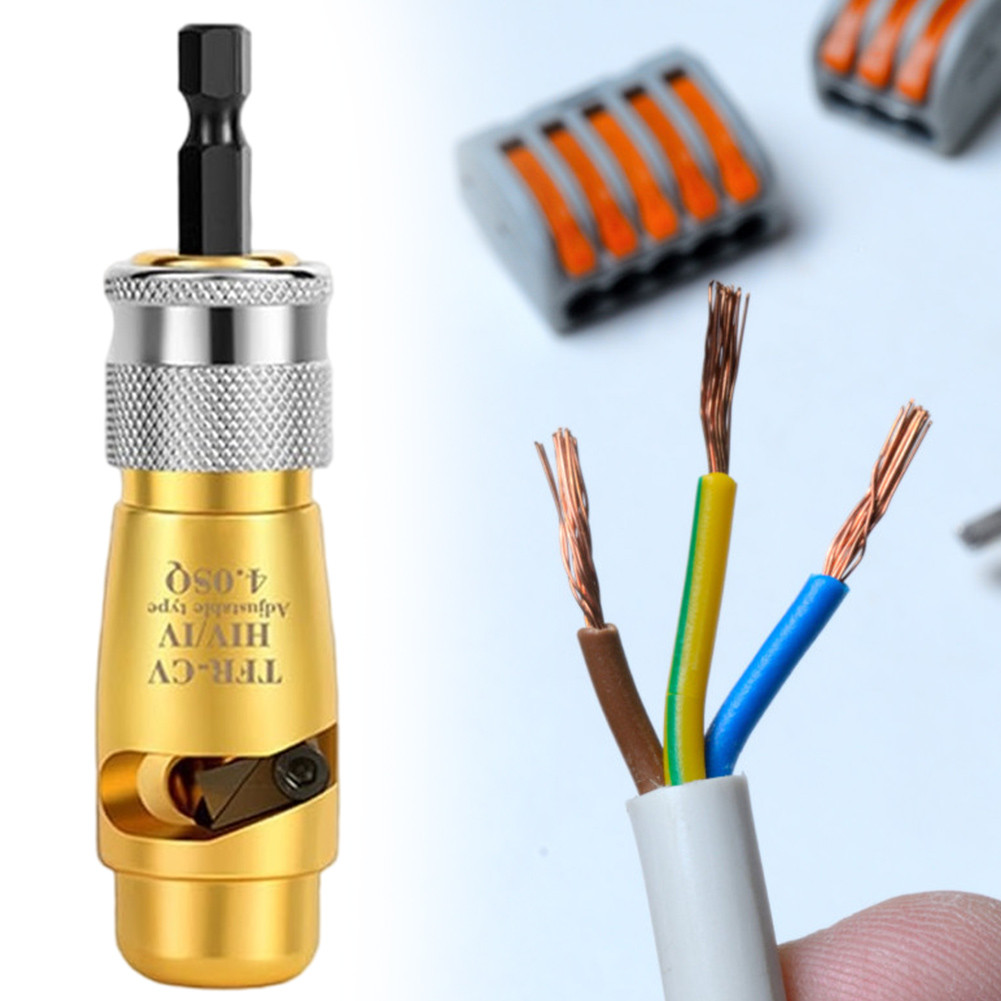 Electric Wire Stripper Hexagonal Handle Electric Wire Peeling Machine ...