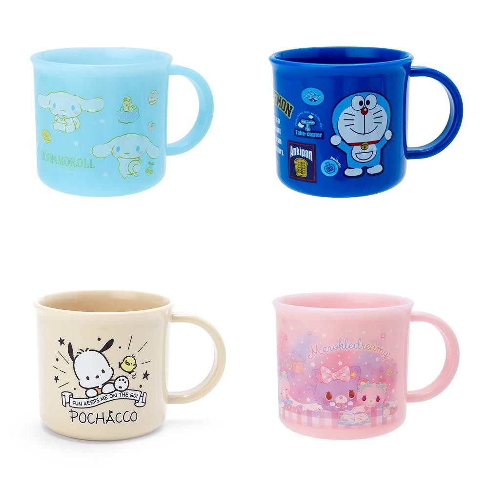 Sanrio Plastic Cup for Children, 200ml, Microwave, Dishwasher, Dish ...