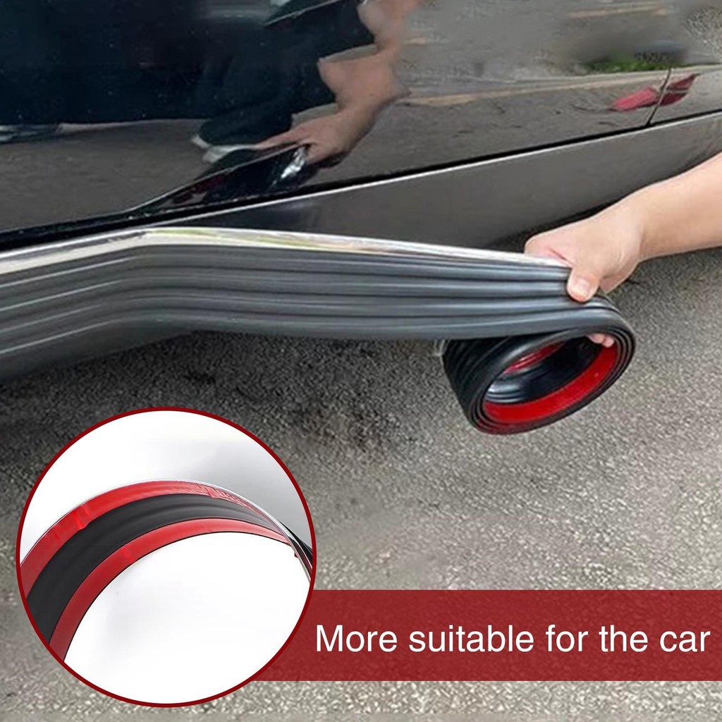 Car Door Side Skirts Front Bumper Guard Strip Reinforced Anti-Collision ...