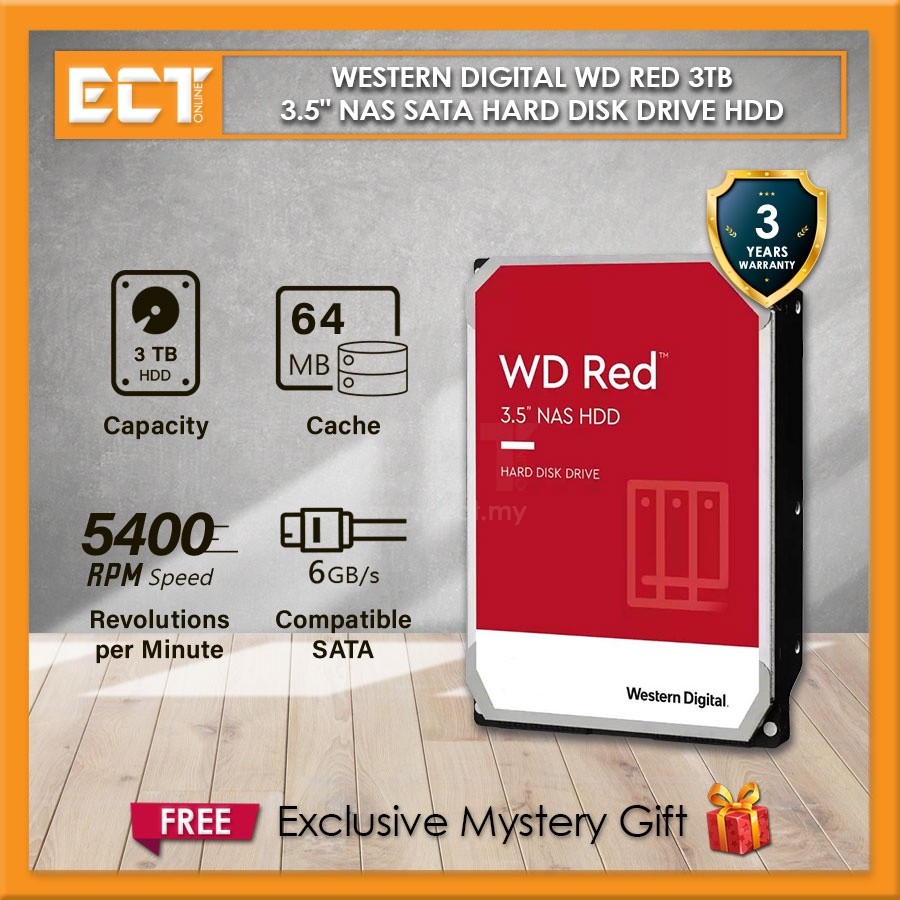 Western Digital WD Red | Red Plus 3TB | 4TB | 6TB | 8TB | 10TB | 12TB ...