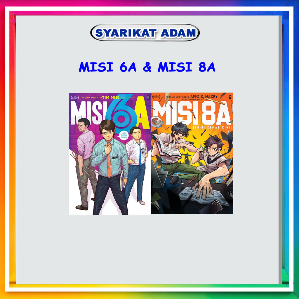 [ADM] KOMIK-M: MISI 6A (MISI CIKGU ZAHID)/ MISI 8A | Shopee Malaysia