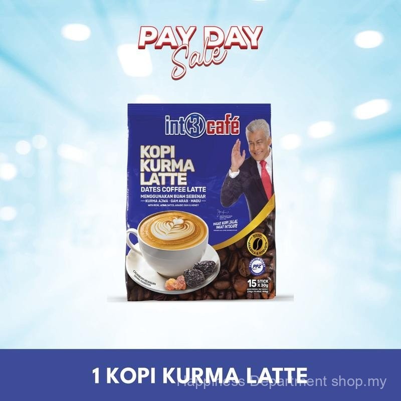 (ORI HQ)KOPI LATTE KURMA AJWA SEBENAR (30g x 15 stick) - KOPI DATO ...