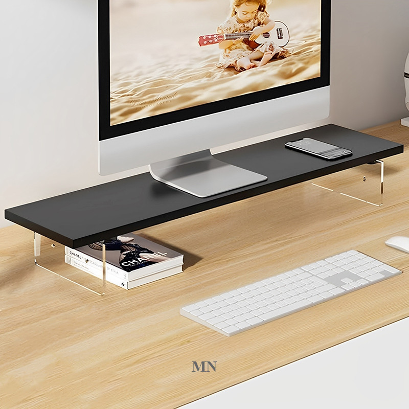 MN Computer Monitor Heightening Rack Acrylic Desktop Transparent ...