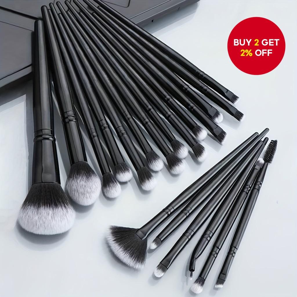 Professional 20-Piece Multi-Purpose Makeup Brushes Classic Fluffy Soft ...
