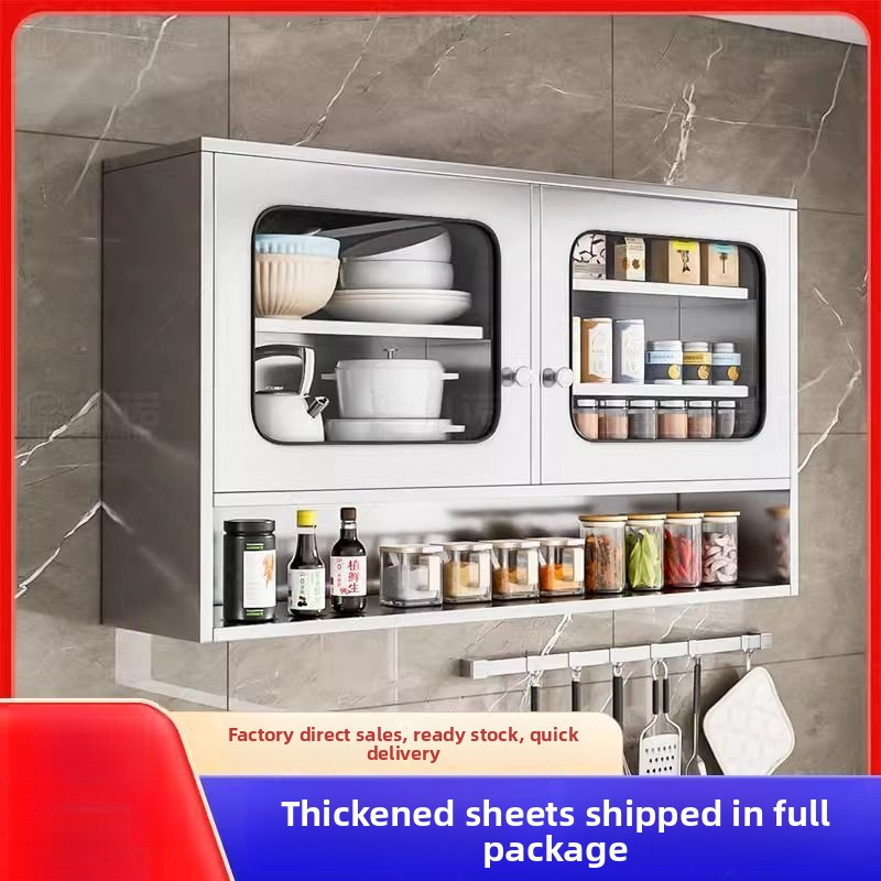 304 Stainless Steel Wall Mounted Kitchen Cabinet, Wall Mounted Cabinet ...