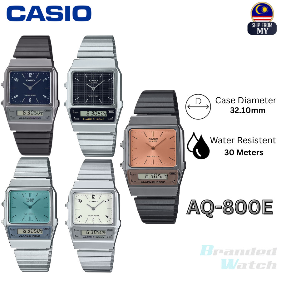 CASIO WATCH ANALOG WATCH UNISEX WATCH AQ-800E SERIES AQ-800E-1A AQ-800E-7A AQ-800EG-9A AQ-800EC ...